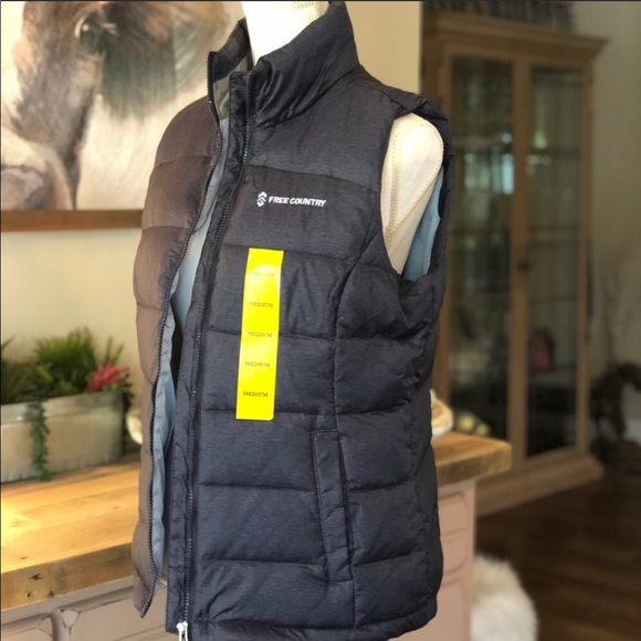 Free Country | Jackets & Coats | Nwt Free Country Down Vest | Poshmark